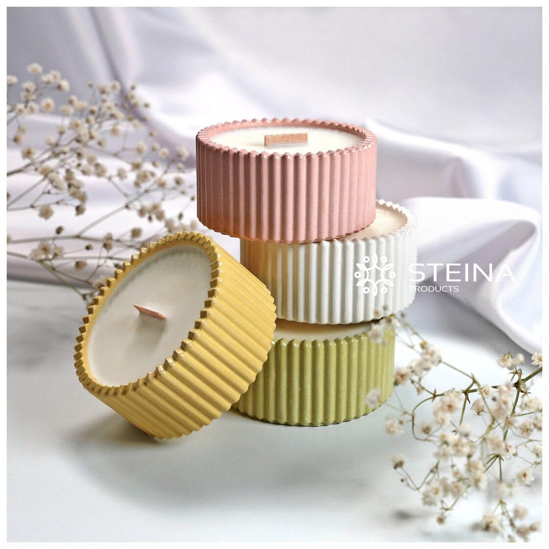 Sveces rievotā trauciņā - Sveces - Dāvanu komplekti | Ziepes | Skrubji ...